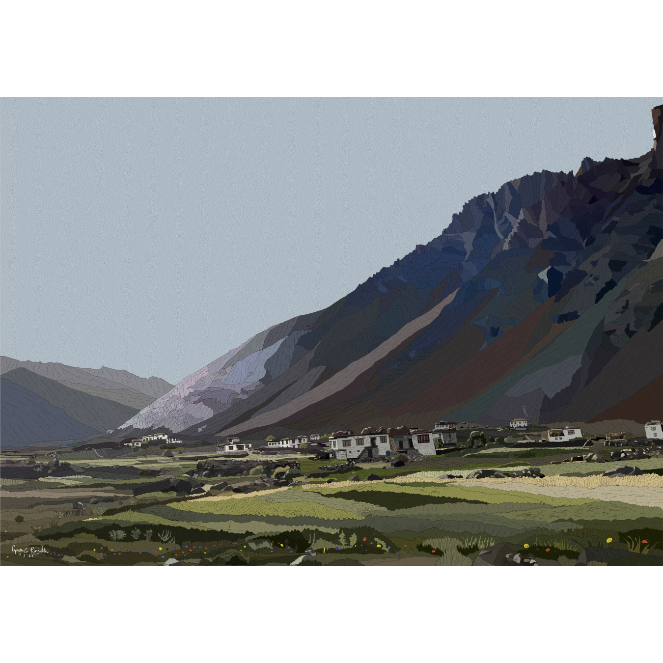 Art By Lopsang: Thangso in Summer – Fazl