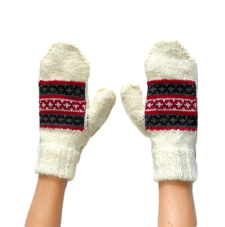 Aasha Mittens | Handmade Warm & Cozy Mitts in Canada | FAZL – Fazl